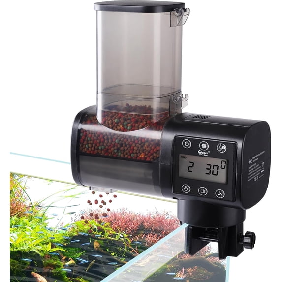 Automatic Fish Feeder for Aquarium: Auto Fish Food Dispenser with Timer ...