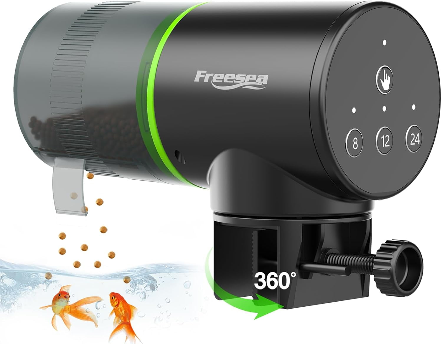 Automatic Fish Feeder for Aquarium: Auto Fish Food Dispenser with Timer ...