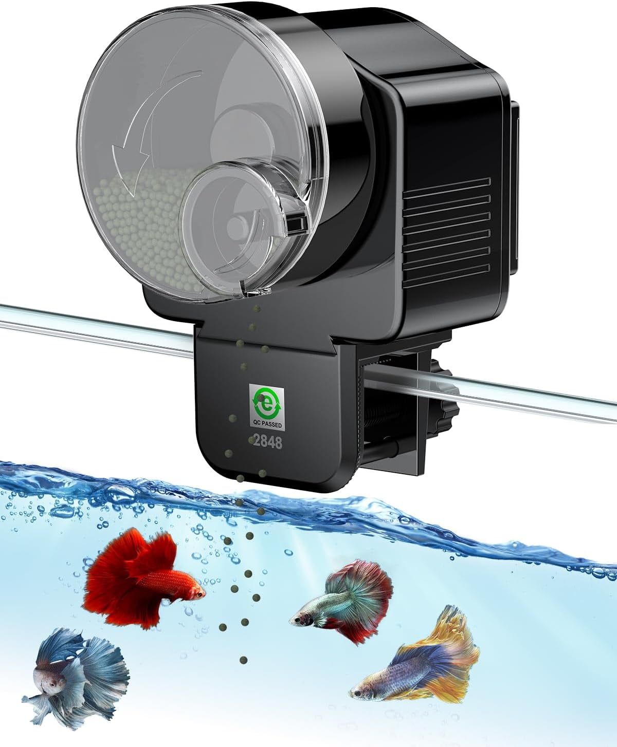 Automatic Fish Feeder for Aquarium, Auto Vacation Timer for Tank ...