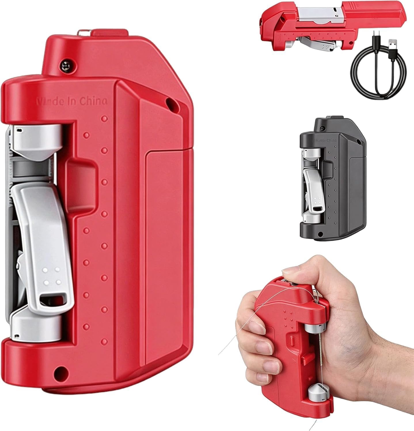 Automatic Fishing Knot Tying Tool,Electric Lure GT Knotter,Quick ...