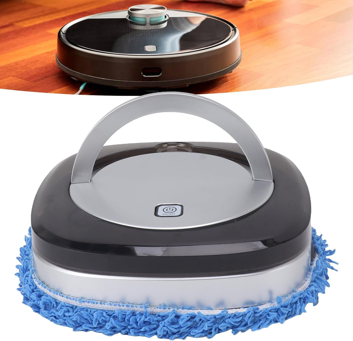 Automatic Floor Mopping Robot, 23x23x6cm, ABS Material, 120min Runtime ...
