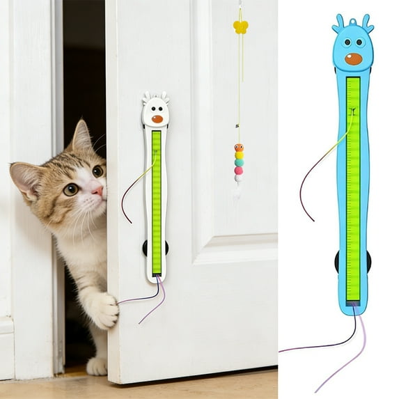 Automatic Flying Rope Cat Toy, Indoor Cat Automatic Electric Wall ...