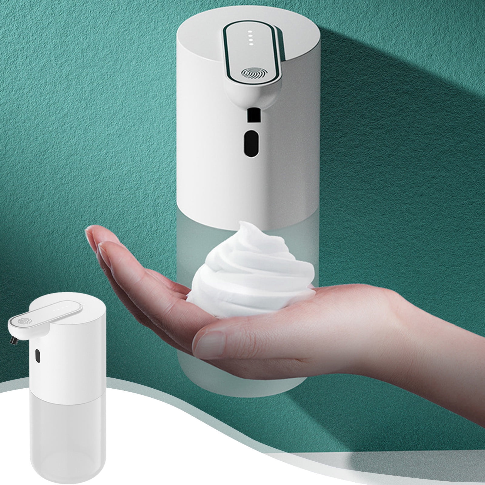 Automatic Foaming Hand Sanitizer Dispenser - Touchless, Portable, White ...