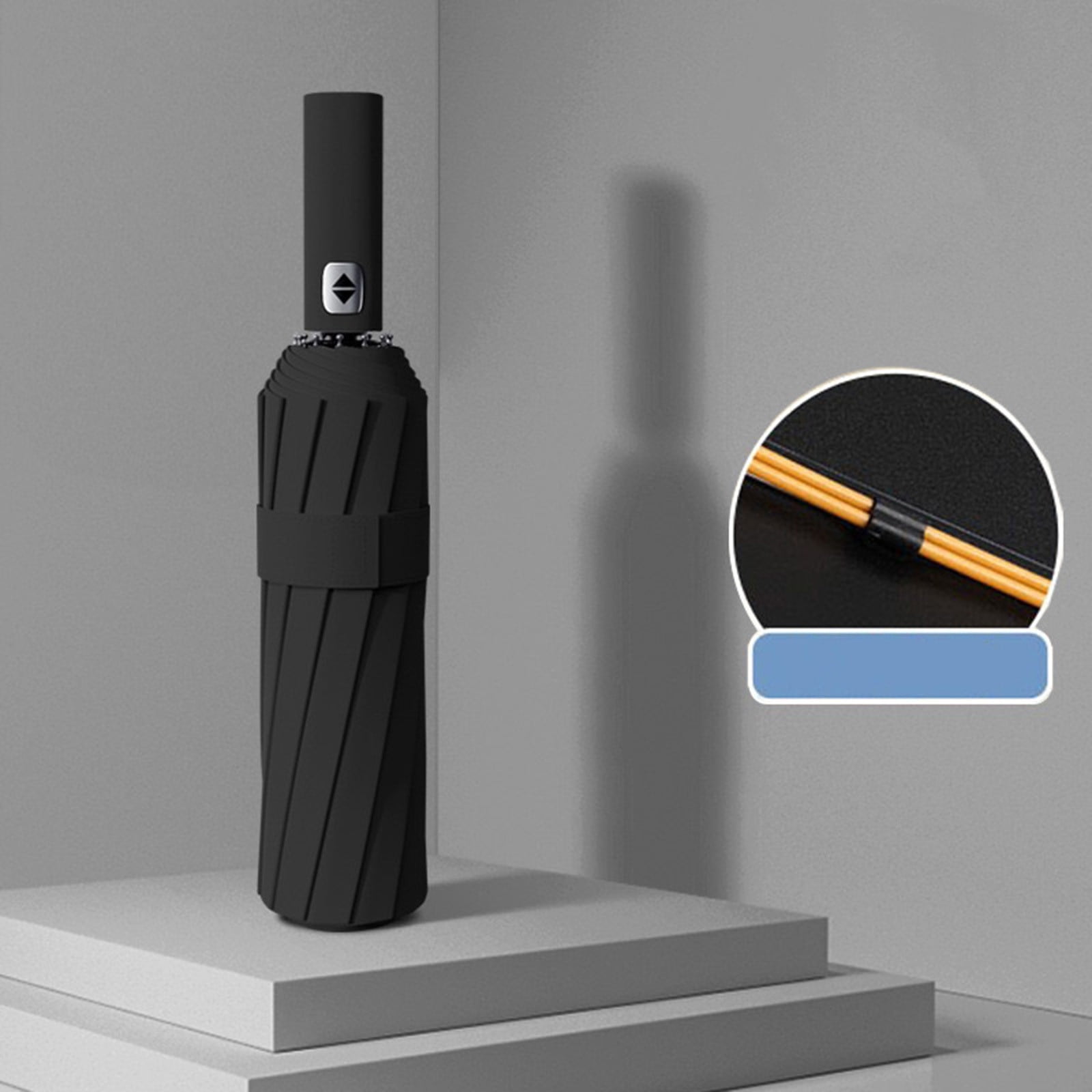 Automatic Foldable Umbrella | Double Layer Rotatable Sun & Rain ...