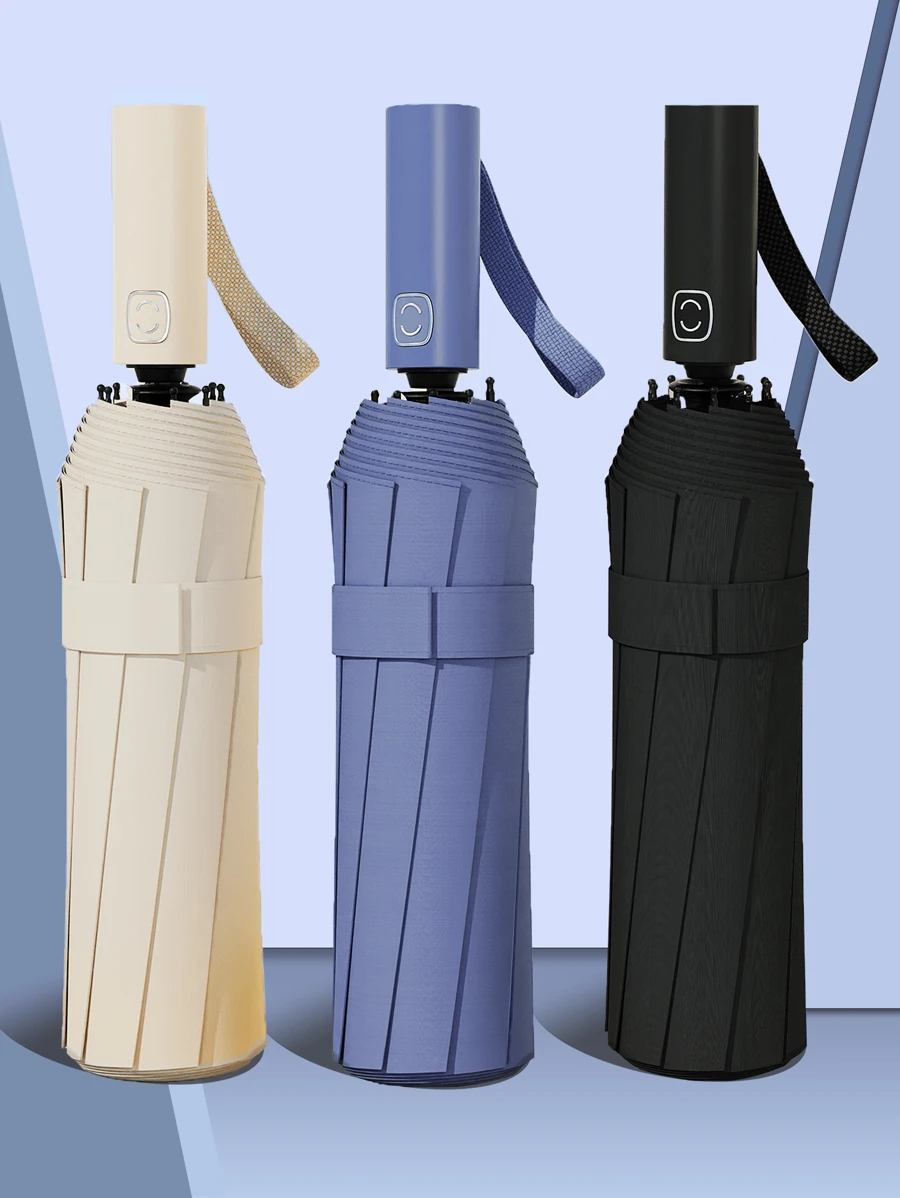 Automatic Folding Large Umbrella Windproof & Rainproof, High-Quality ...