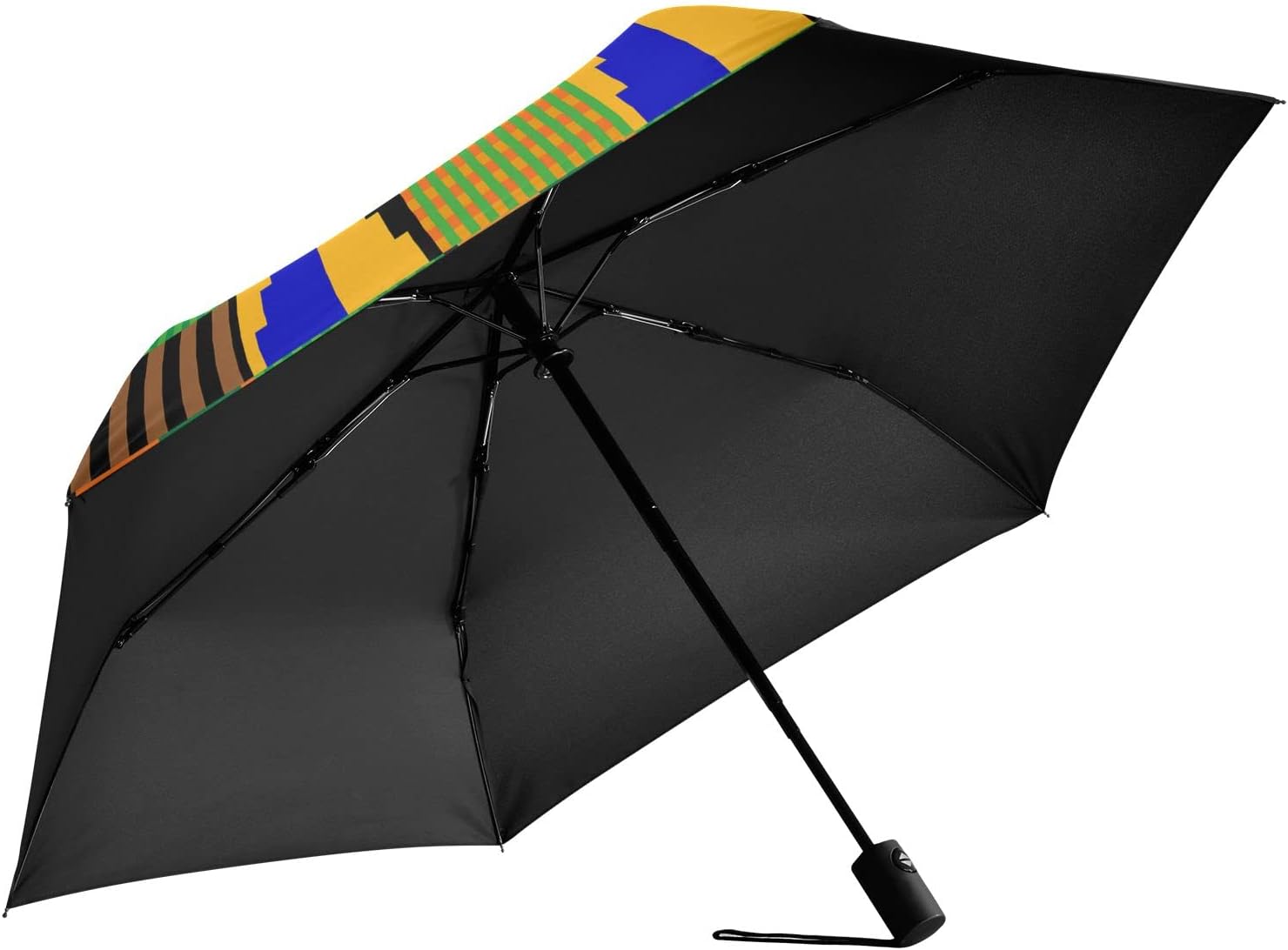 Automatic Folding Umbrella, Auto Open/Close Anti-Uv 3 Folds Parasol ...