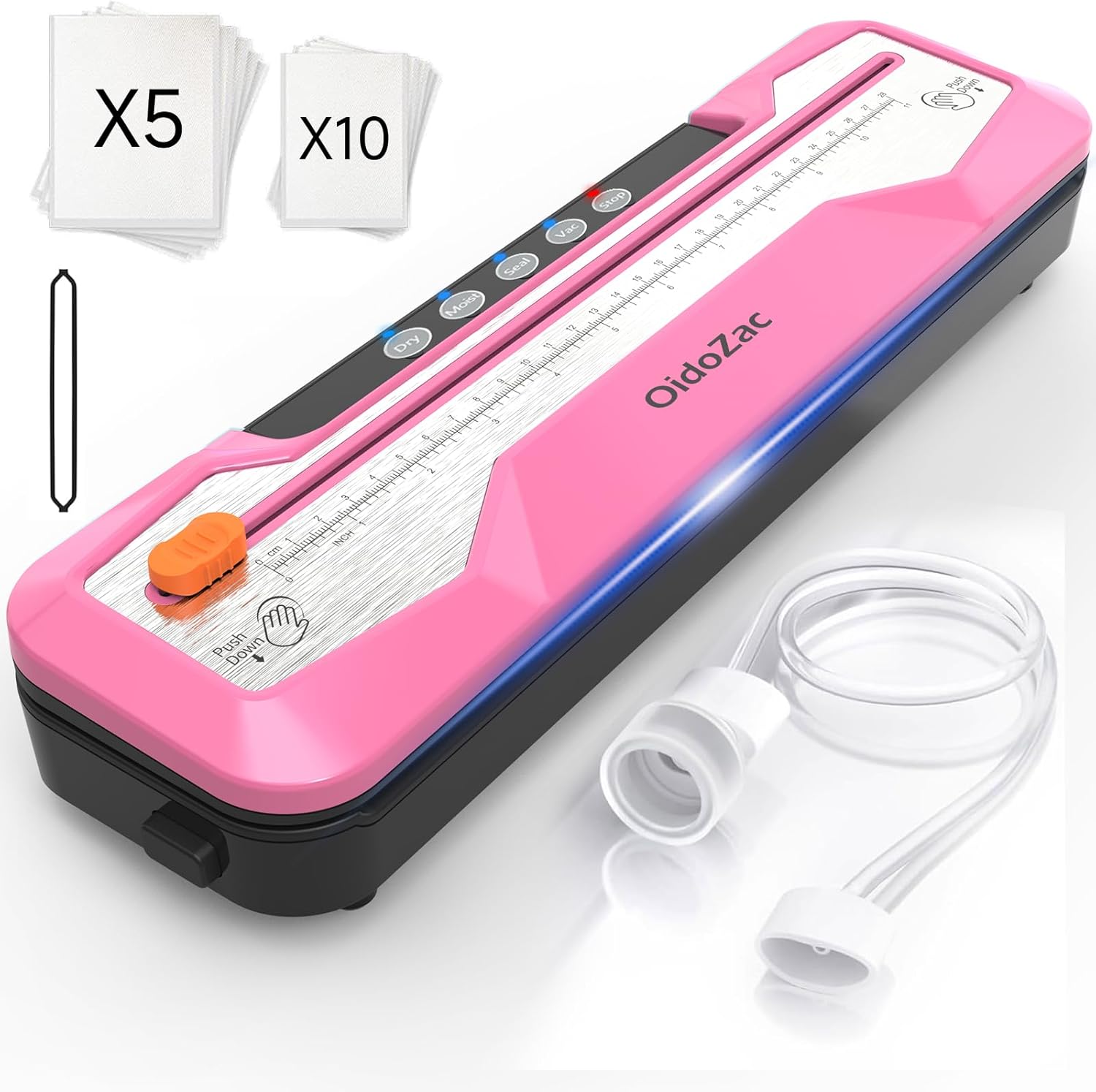 Automatic Food Vacuum Sealer Machine with 5 Modes, 15 Sealer Bags ...