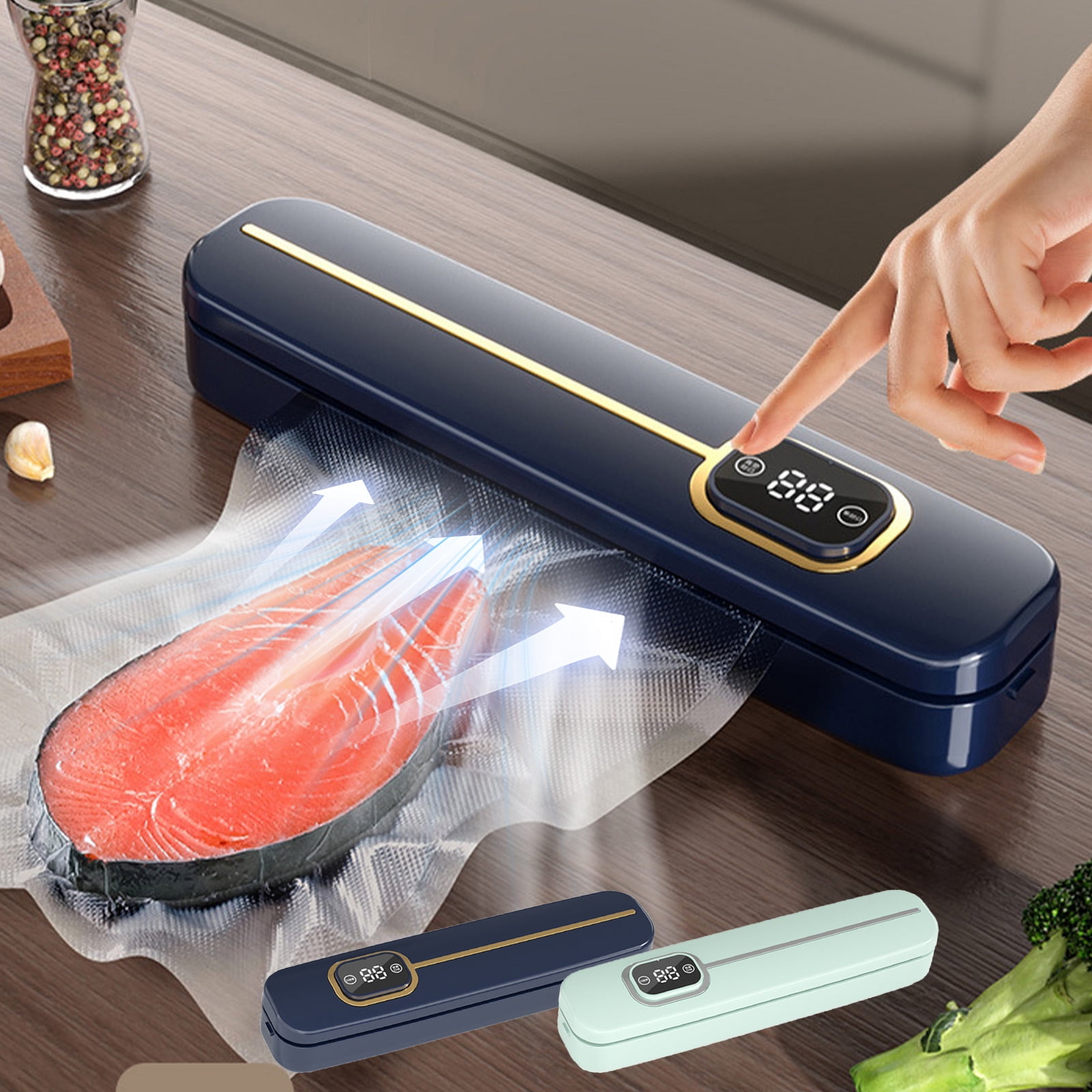 Automatic Food Vacuum Sealer Machine | Compact Design | Keeps Food ...