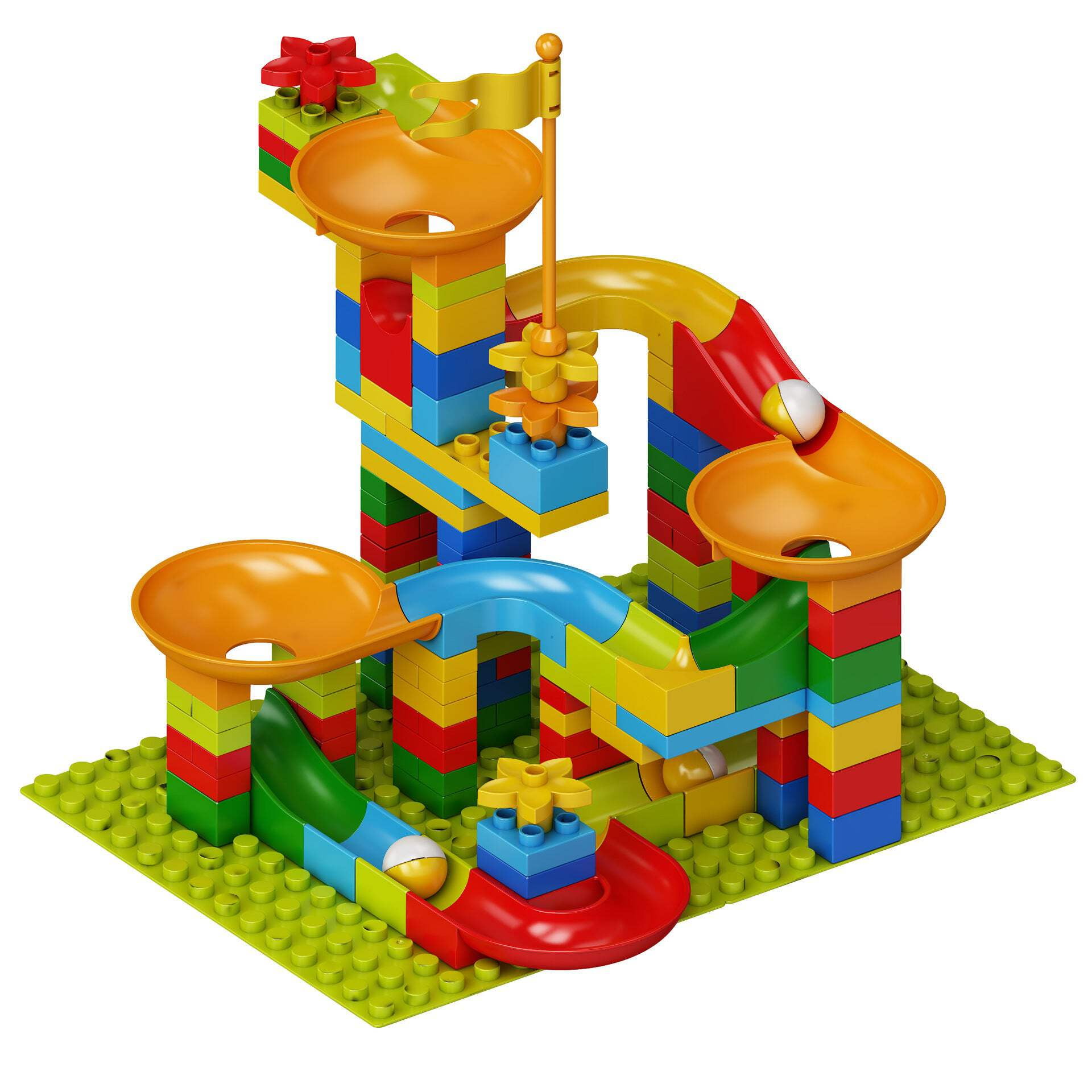 Children's Slide Blocks Are Compatible With Plastic Assembly - Walmart.com