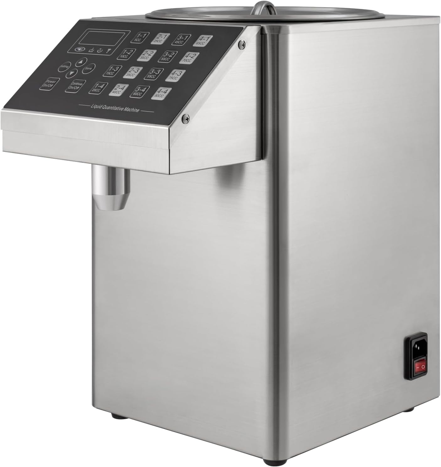 Automatic Fructose Dispenser, 2.11Gal Stainless Steel Syrup Dispenser ...