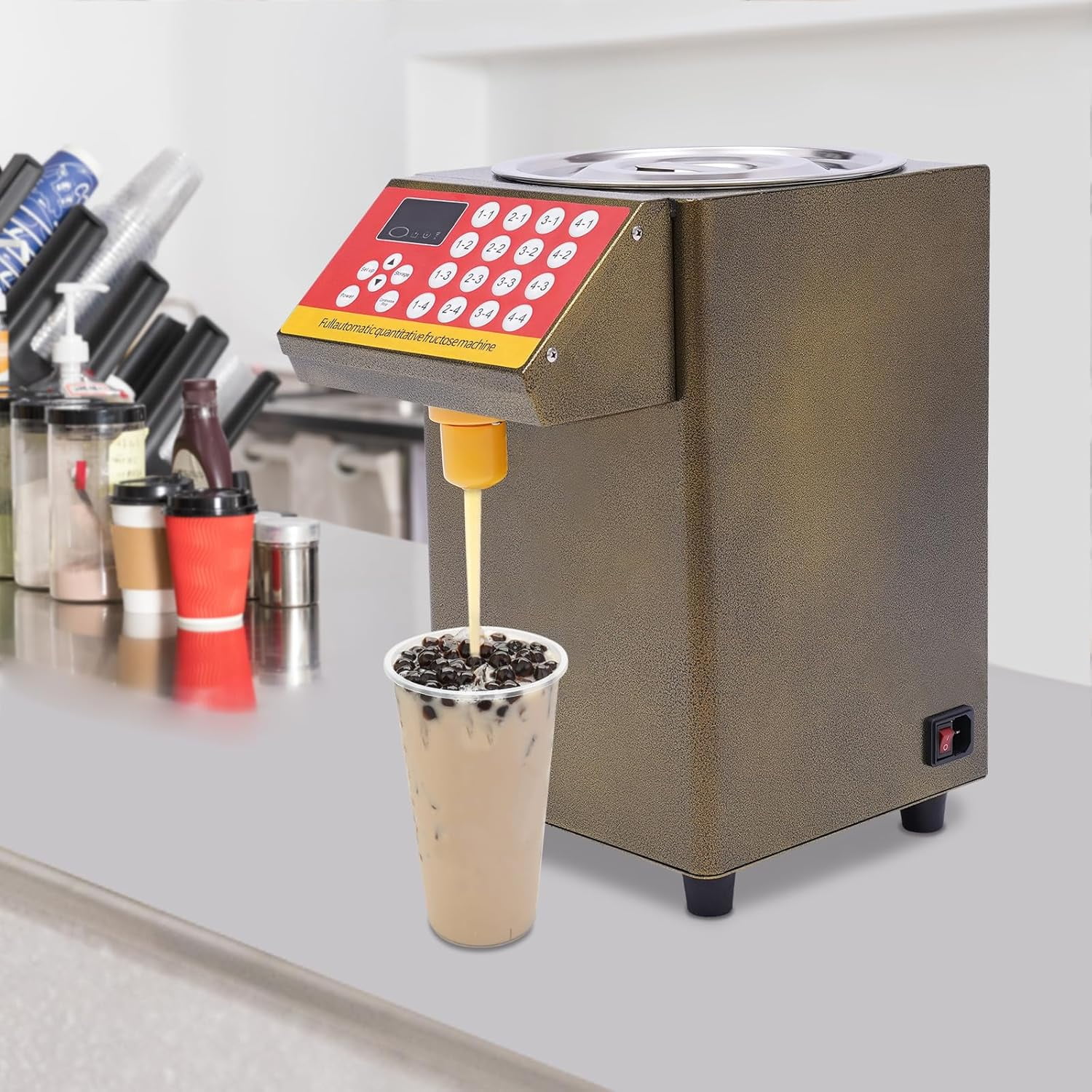 Automatic Fructose Dispenser, 8000CC/2 Gallon Electric Commercial ...