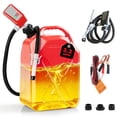 Automatic Fuel Transfer Pump with Auto-Stop, 51" Hose, 3.2 GPM, 4 Can ...