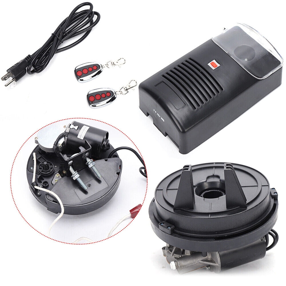 Automatic Garage Roll up Roller Door Opener Motor with 2 Remotes 80W ...
