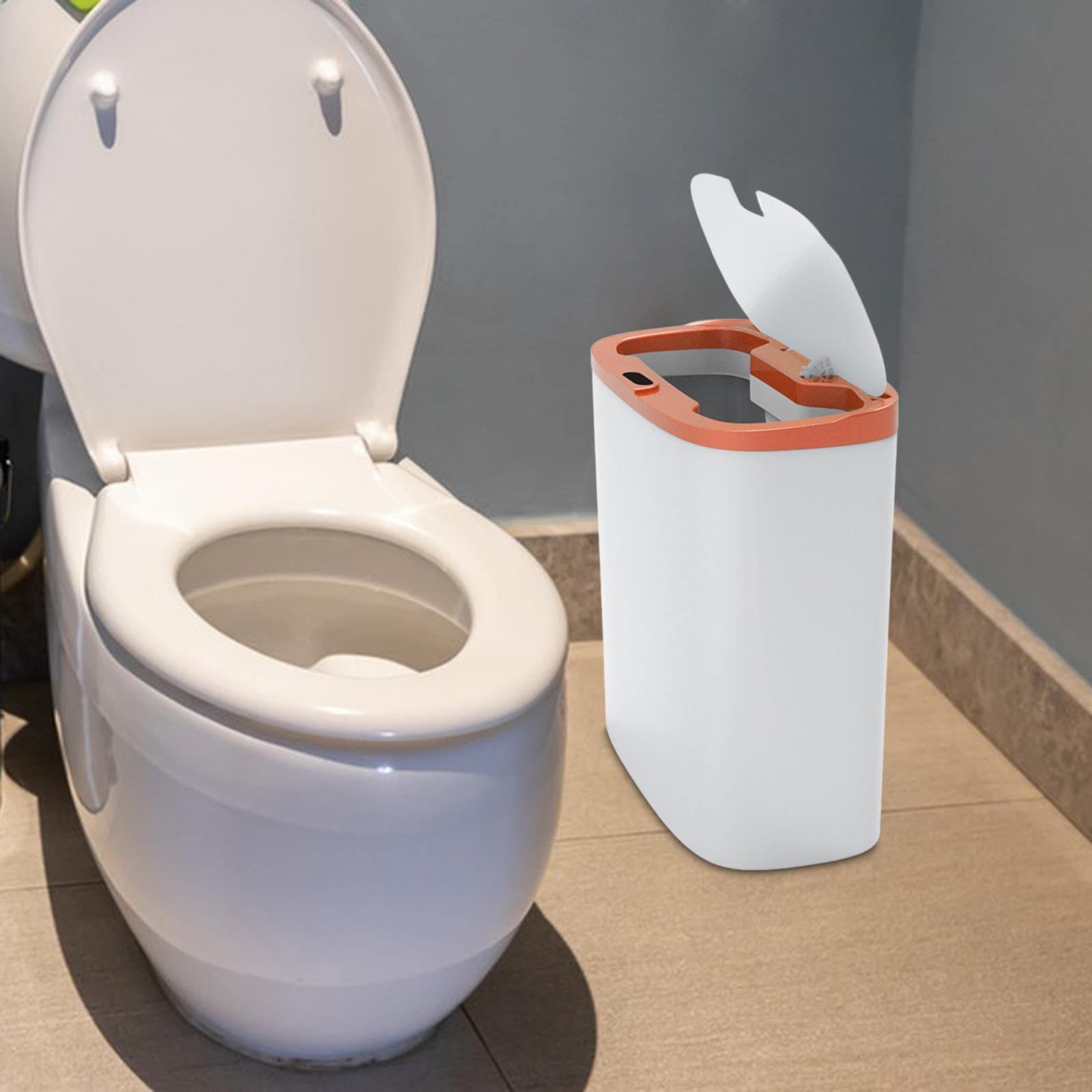 Automatic Garbage Can, Intelligent Induction Trash Bin, Toilet with Lid ...