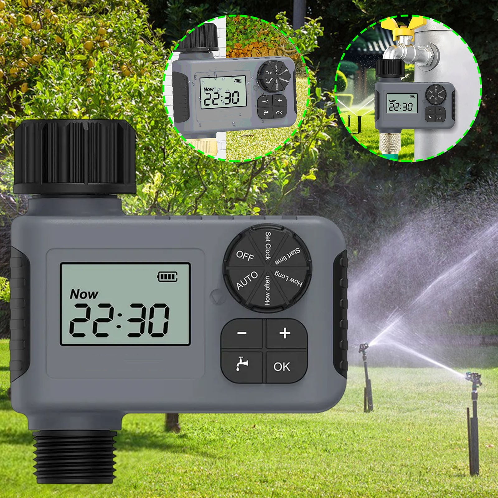 Automatic Garden Waterer, Smart Irrigation Controller, programmable ...
