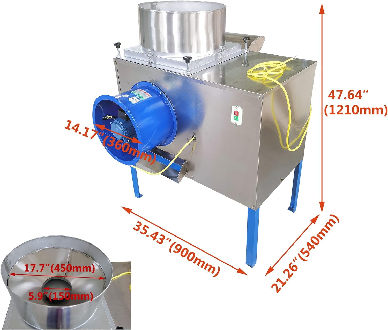 Automatic Garlic Bulb Breaker Splitting Garlic Cloves Separate Machine Electric Restaurant ...