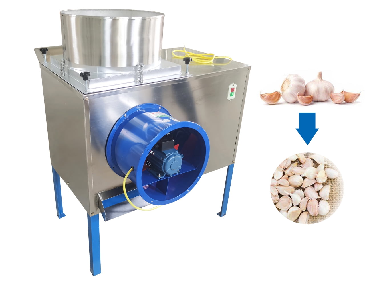 Automatic Garlic Bulb Breaker Splitting Machine Garlic Cloves Separate ...
