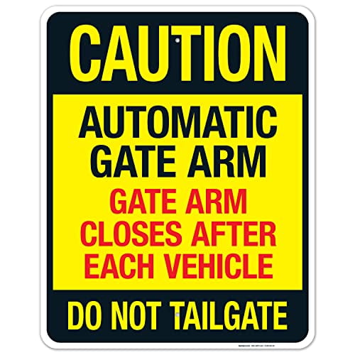 Automatic Gate Arm. Gate Arm Closes After Each Vehicle Do Not Tailgate ...