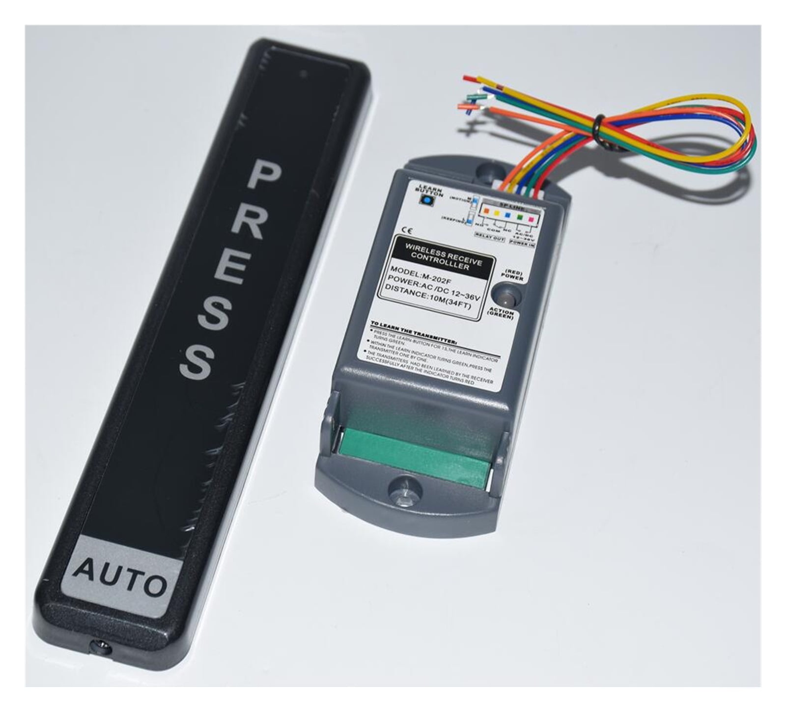 Automatic Gate Door Opener Door Lock Battery Power Wireless Door Remote ...