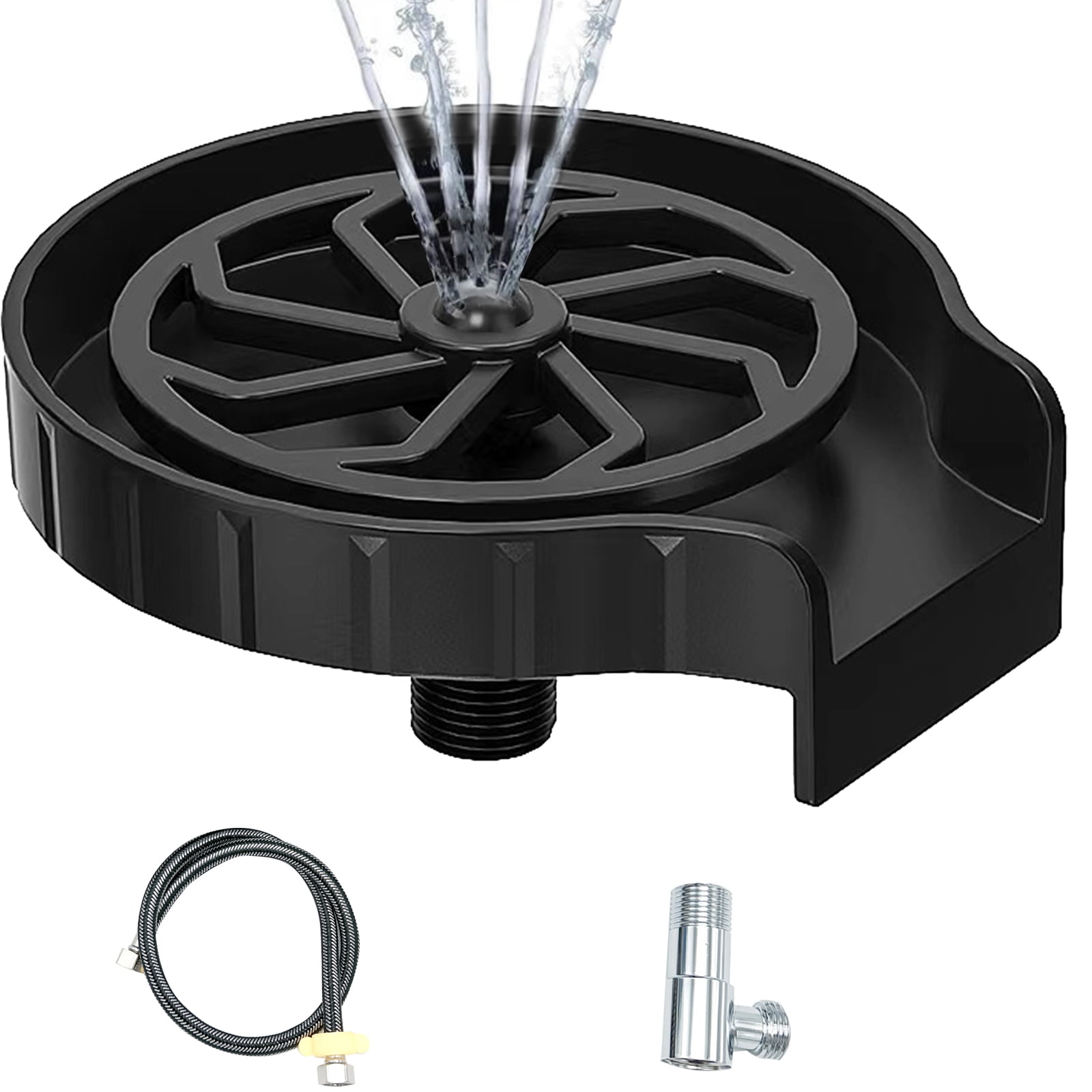 Automatic Glass Rinser Quick Cleaning Easy Installation Pressured Cup ...