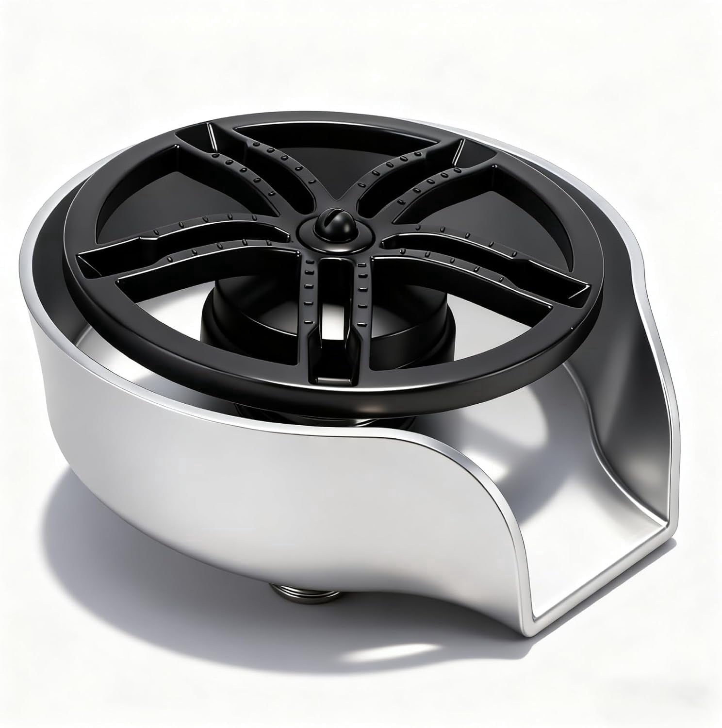 Automatic Glass Rinser for Kitchen Sink, Stainless Steel Cup Washer ...