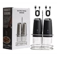 Automatic Gravity Electric Salt and Pepper Grinder Set, USB ...