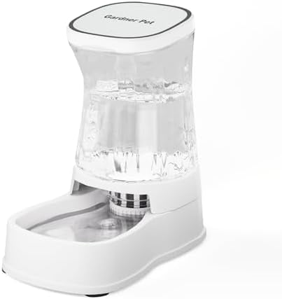 Automatic Gravity Water Dispenser for Dogs, 1.0Gallon 100% BPA-Free Dog ...