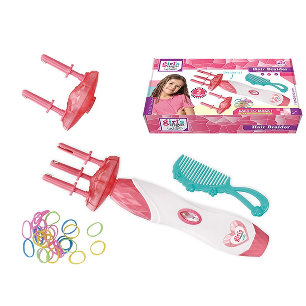Automatic Hair Braiding Machine for Girls: Fun DIY Hair Salon Toy Set ...