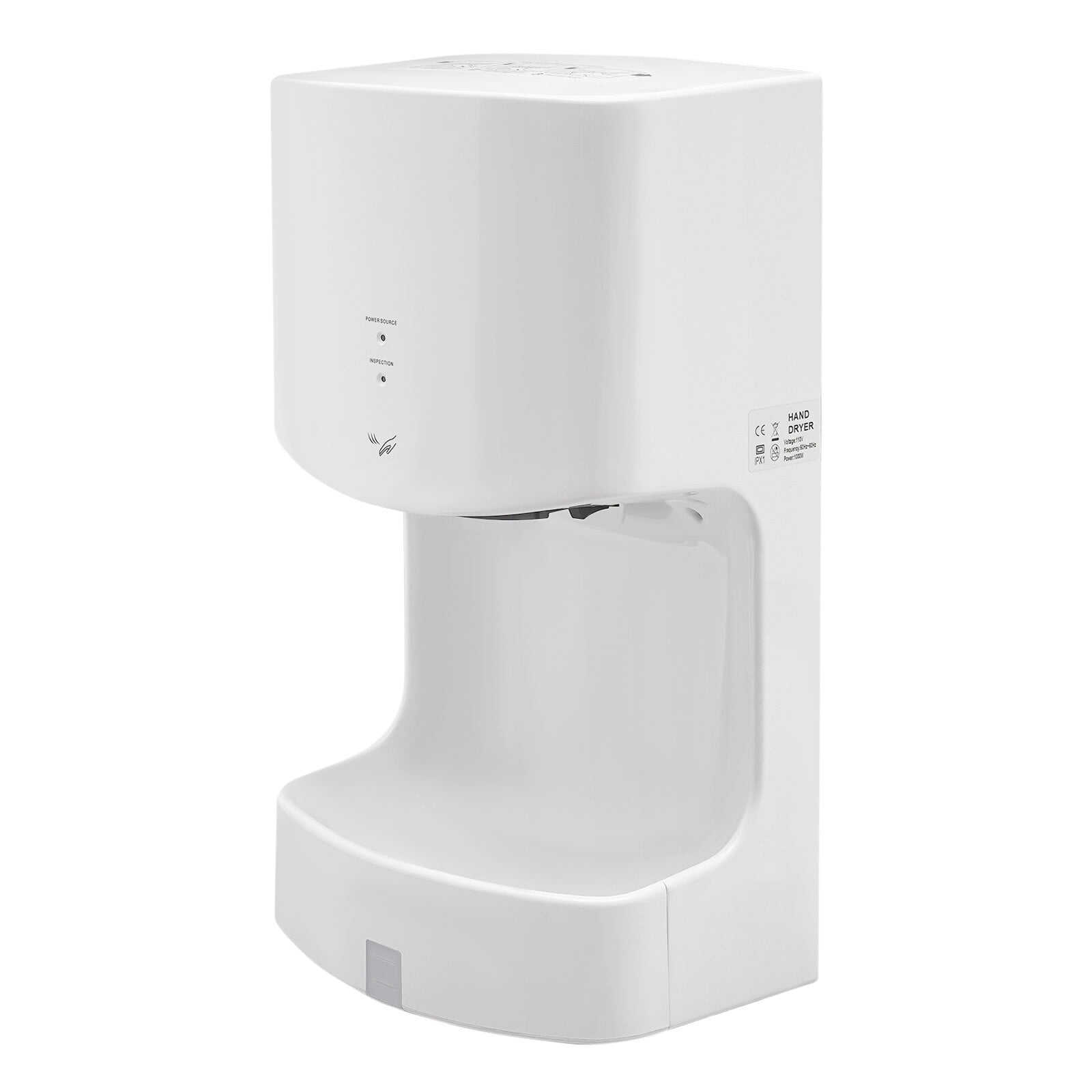 Automatic Hand Dryer 1000W Automatic Jet Hand Dryer with Drip Tray Hand ...