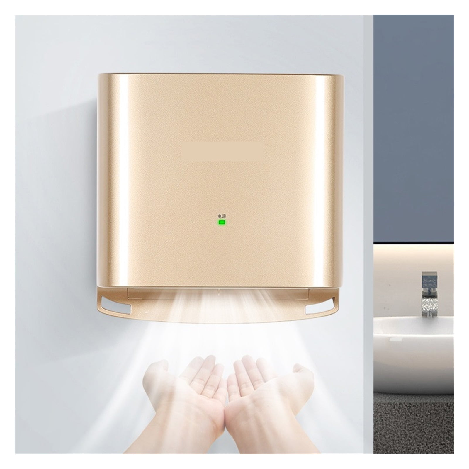 Automatic Hand Dryer High Speed Hand-drying Device Smart Induction Wall ...