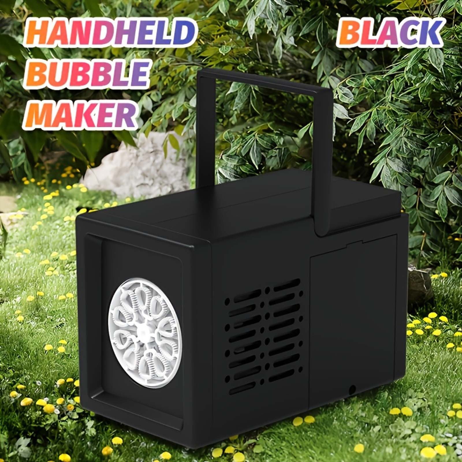 Automatic Handheld Rotating Bubble Machine, Professional Bubble Blower ...