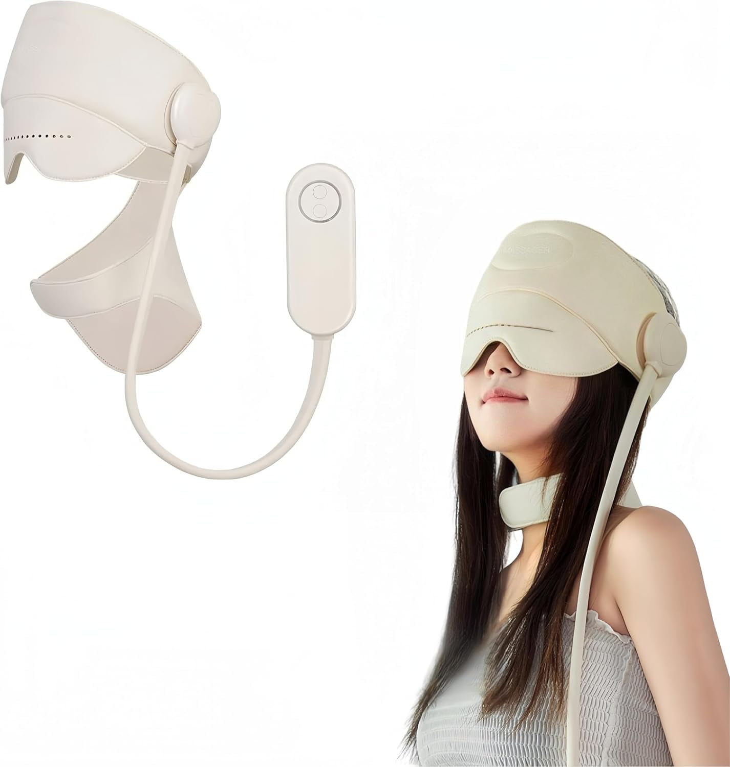 Automatic Headache/Migraine Relief Cap.Head Massager, Sleep Aid Sleep ...