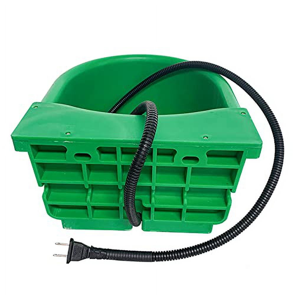 Automatic Heated Dog Bowl 1.3 Gallon Outdoor Thermal Water Trough for ...