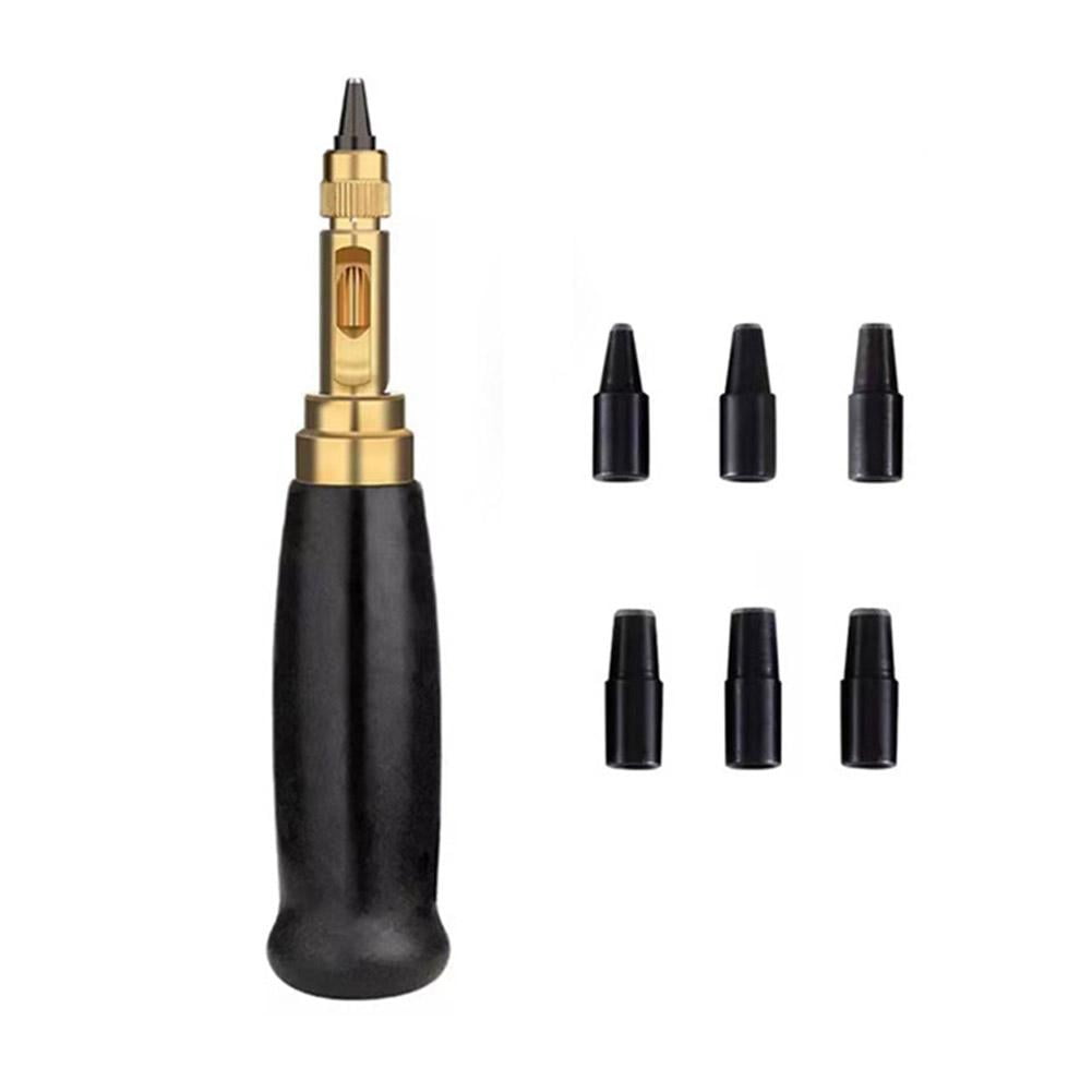 Automatic Hole Punch Tool Cutter 6 Sizes Tip For Belts Hole Leather ...