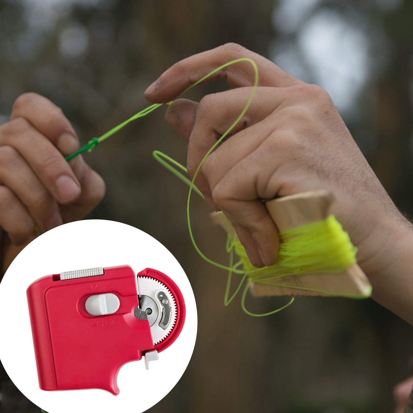 Automatic Hook Tying Function Knot Tyer For Anglers With Portable ...