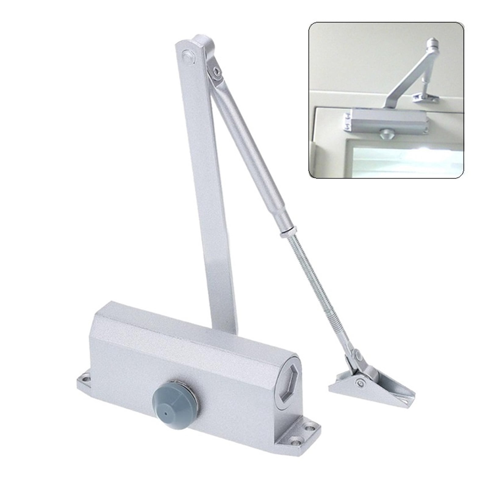 Automatic Hydraulic Door Closer Buffer 90 Degree Positioning Adjustable ...