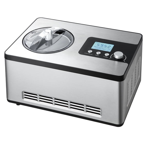 Automatic Ice Maker with Compressor, 2 Quart Frozen Yogurt Machine ...