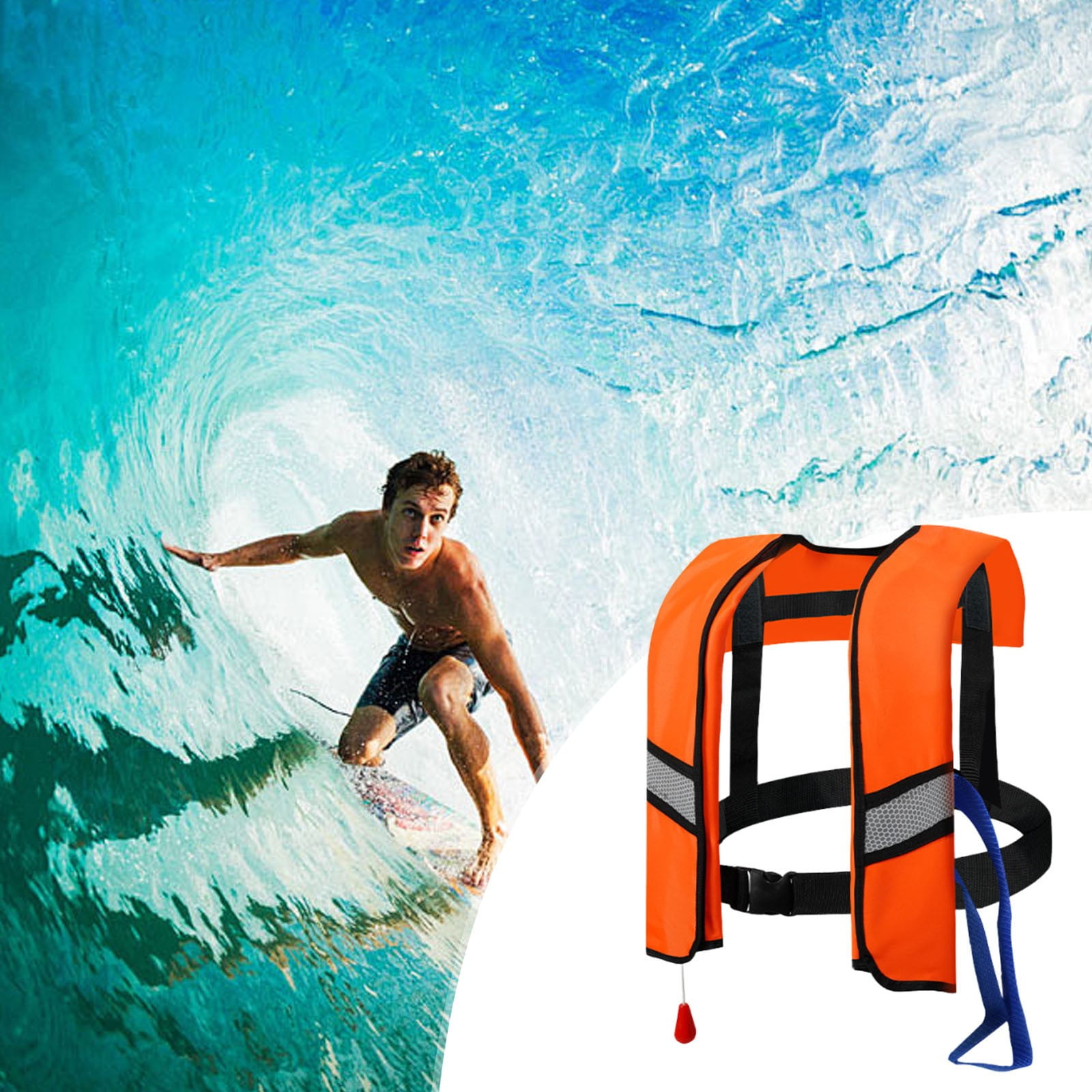Automatic Inflatable Life Jacket Life Jackets Automatic Inflation 150N ...