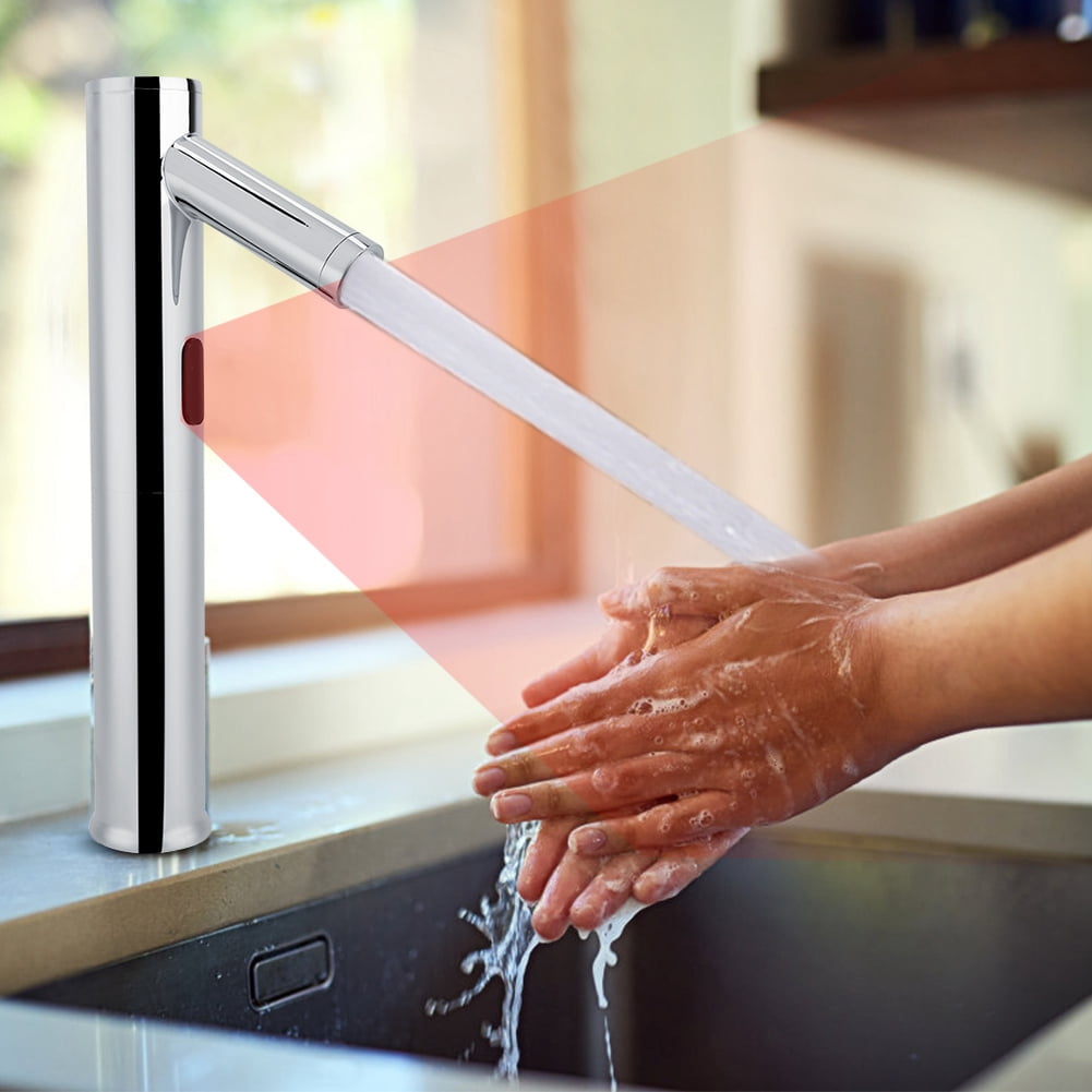Automatic Infrared Sensor Inductive Touchless Faucet for Above Counter ...