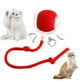 Automatic Interactive Cat Toy Ball - Rolling & Chewable Smart Ball for ...