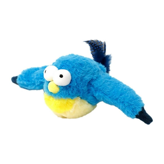 Automatic Interactive Flapping Bird Owl Cat Toy Rechargeable Moving Pet ...