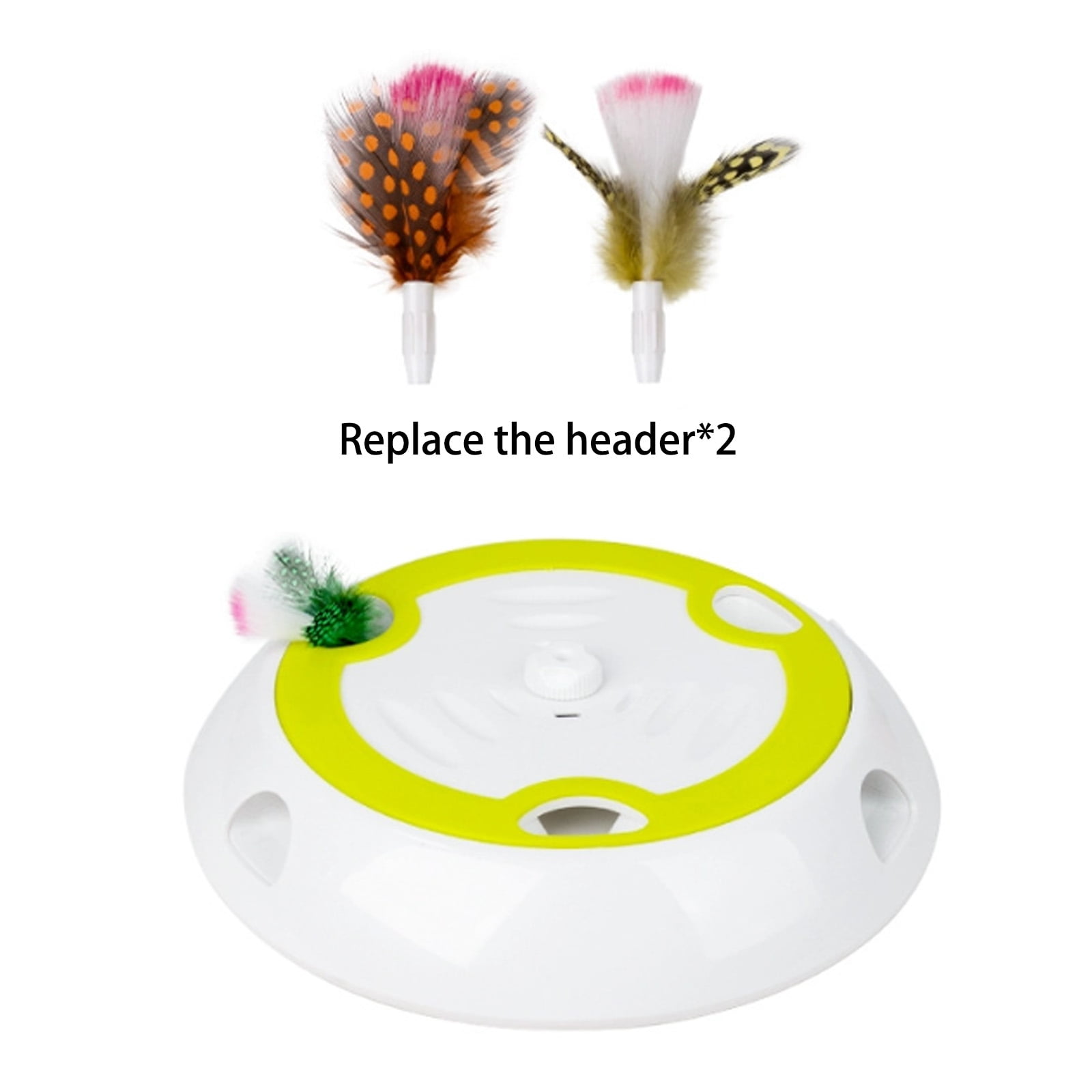 Automatic Interactive Kitten Toy With Rotating Plushies And Mole Kitten ...