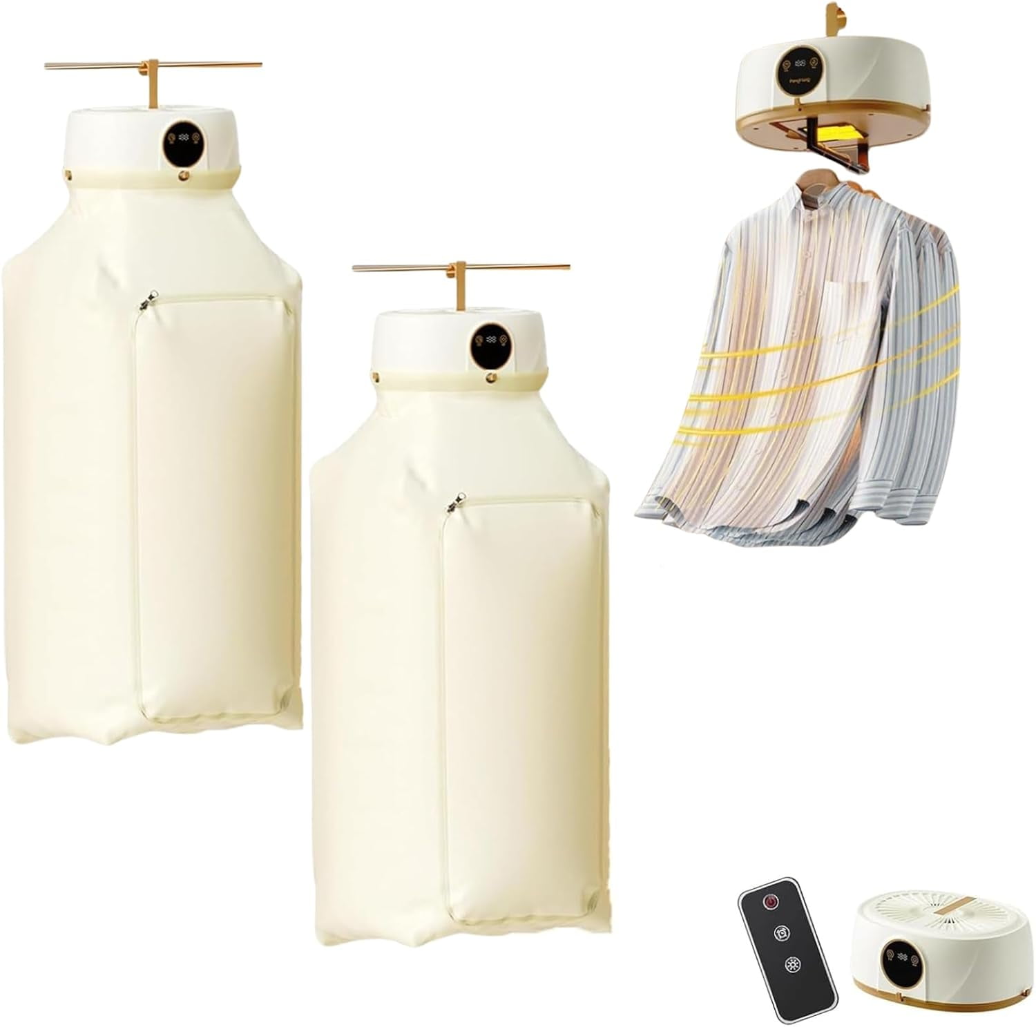 Automatic Ironing Machine — Wireless Vertical Steam Iron with Remote Control, Steam Performance ...