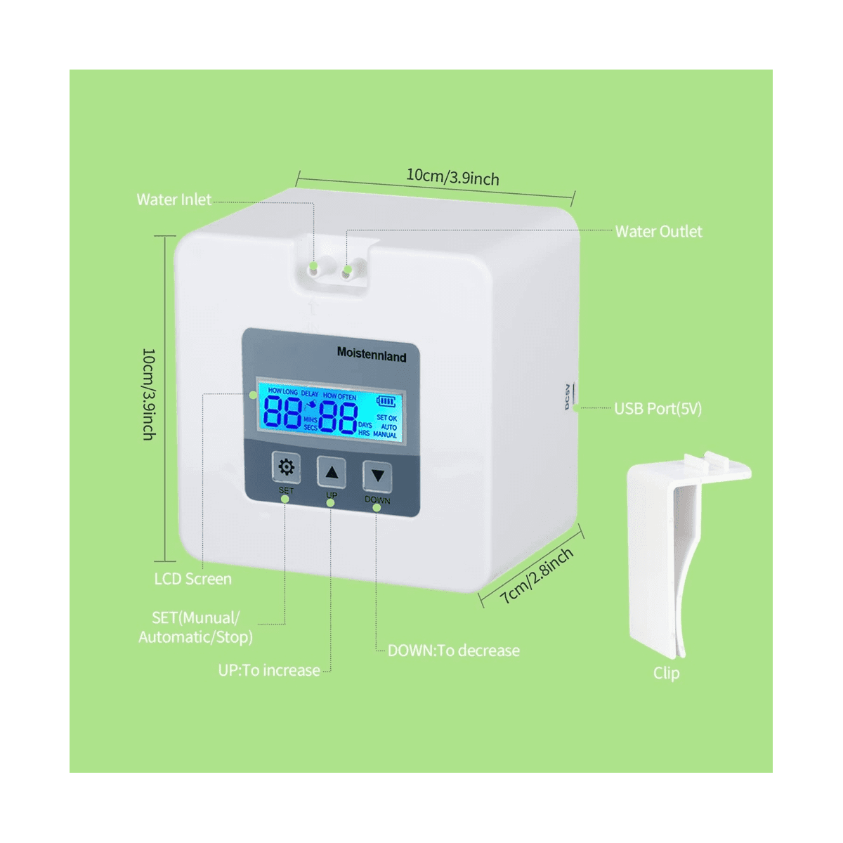 Automatic Irrigation System, DIY Automatic Irrigation Kit Watering ...