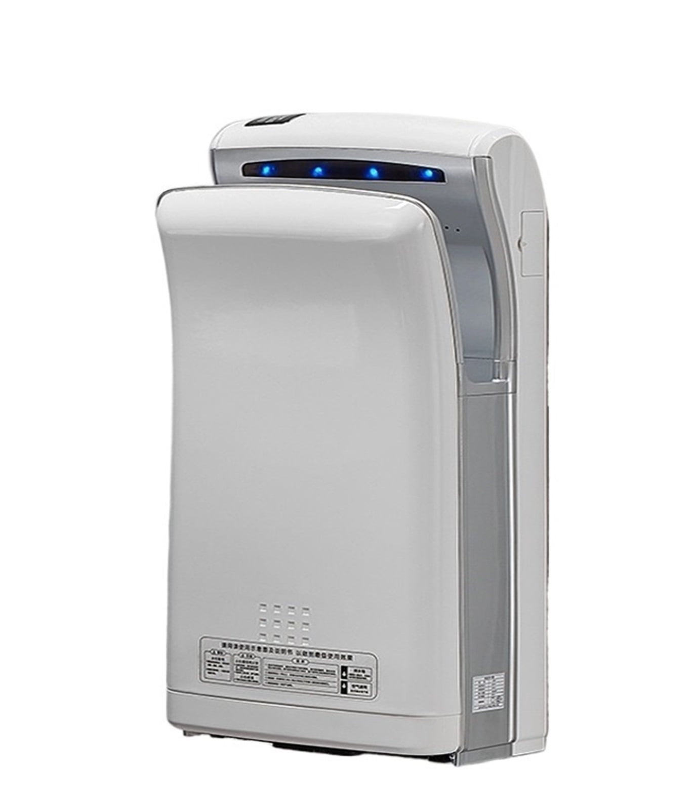 Automatic Jet Hand Dryer, HEPA Vertical Slim 1800W Commercial Hotel ...