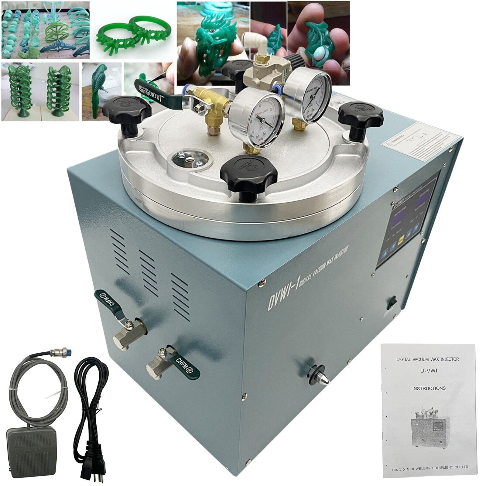 Automatic Jewelry Wax Injection Machine Vacuum Wax Jet Casting Machine ...