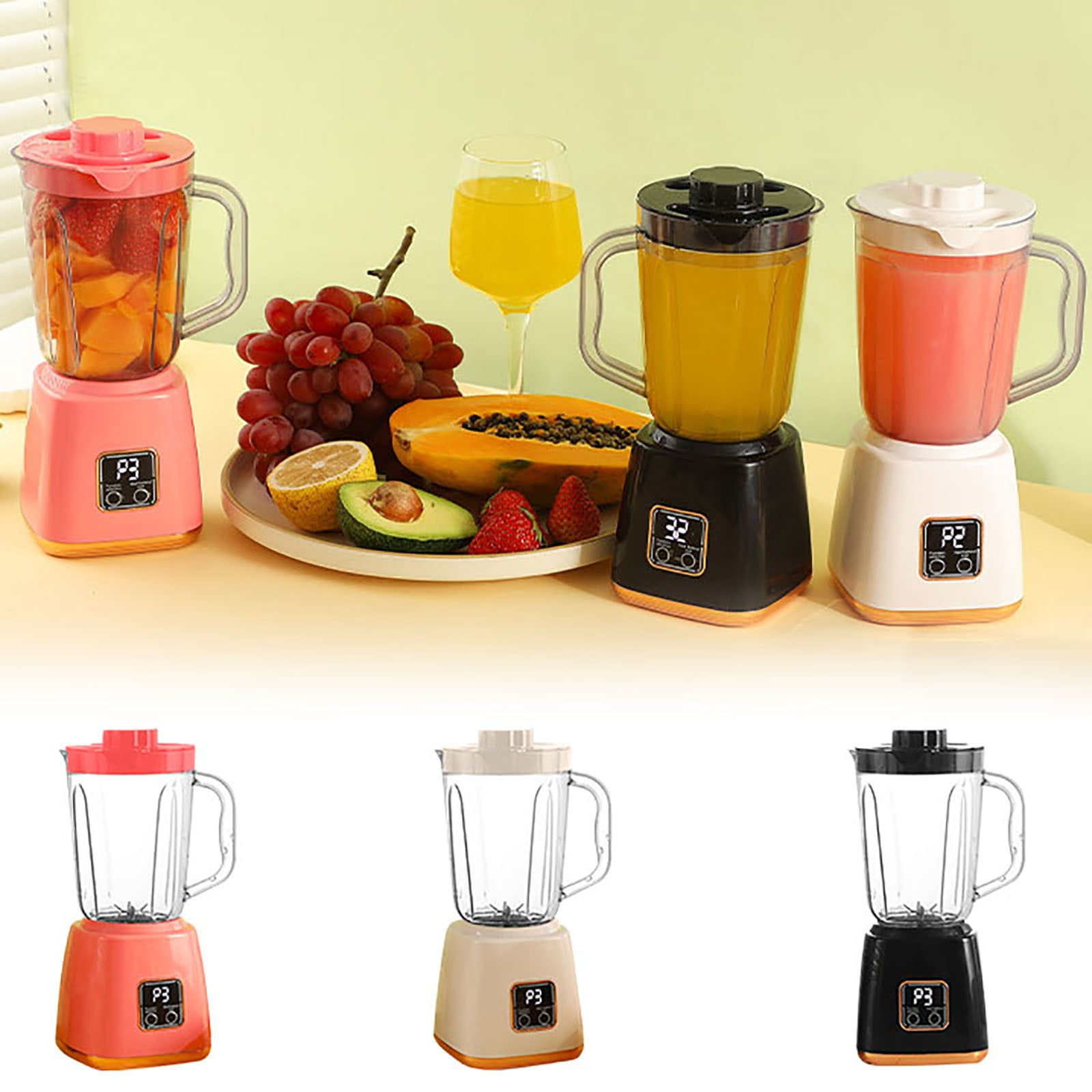 Automatic Juicer, Portable Fruit Processor, Stainless Steel Blade, Easy ...