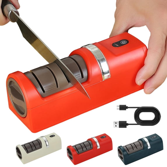 Automatic Kitchen Knife Sharpener, Flexible Edge-Following Technology ...