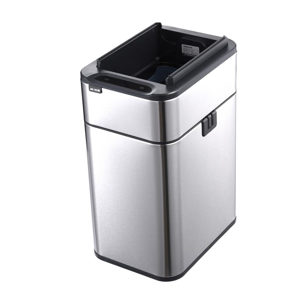 Automatic Kitchen Trash Can,Liuxurious 15L Motion Sensor Electric Cans ...