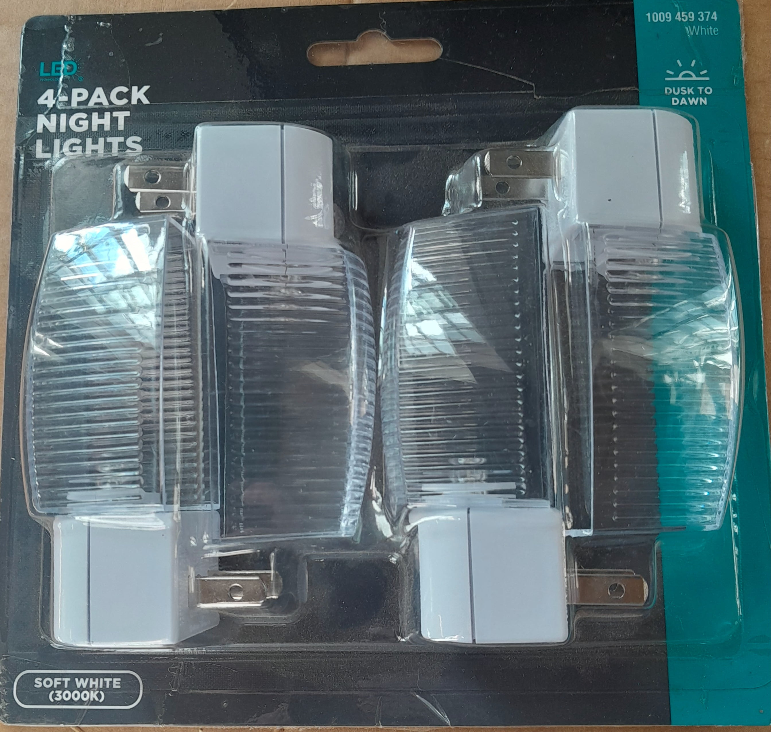 Automatic LED 8 Pack Dusk-to-Dawn Operation Night Lights Soft White ...